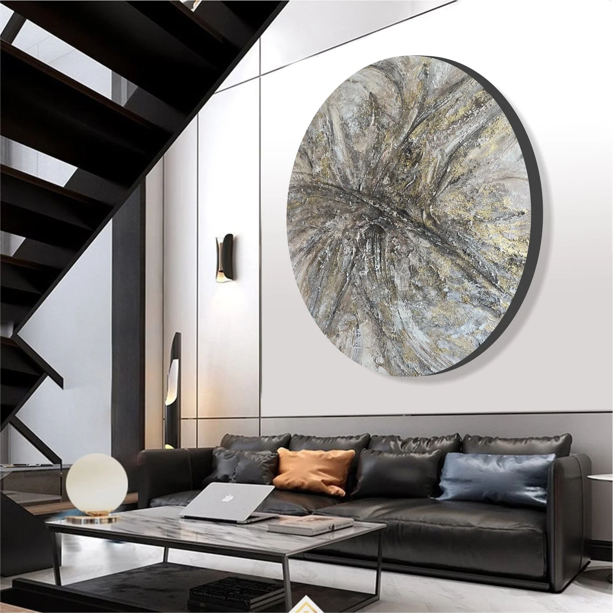 Round Canvas Paintings: The Timeless Charm of Circular Art ...