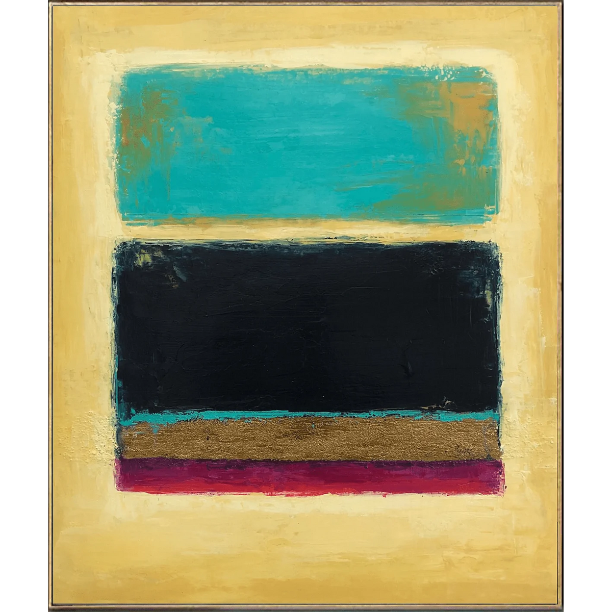 Mark Rothko Style Painting Original Colorful Abstract Canvas Art Modern ...